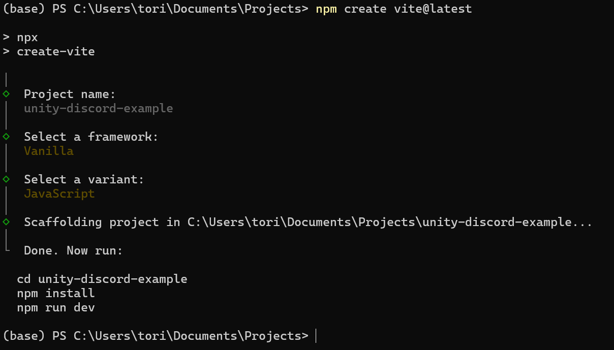 Creating a Unity Discord Activity